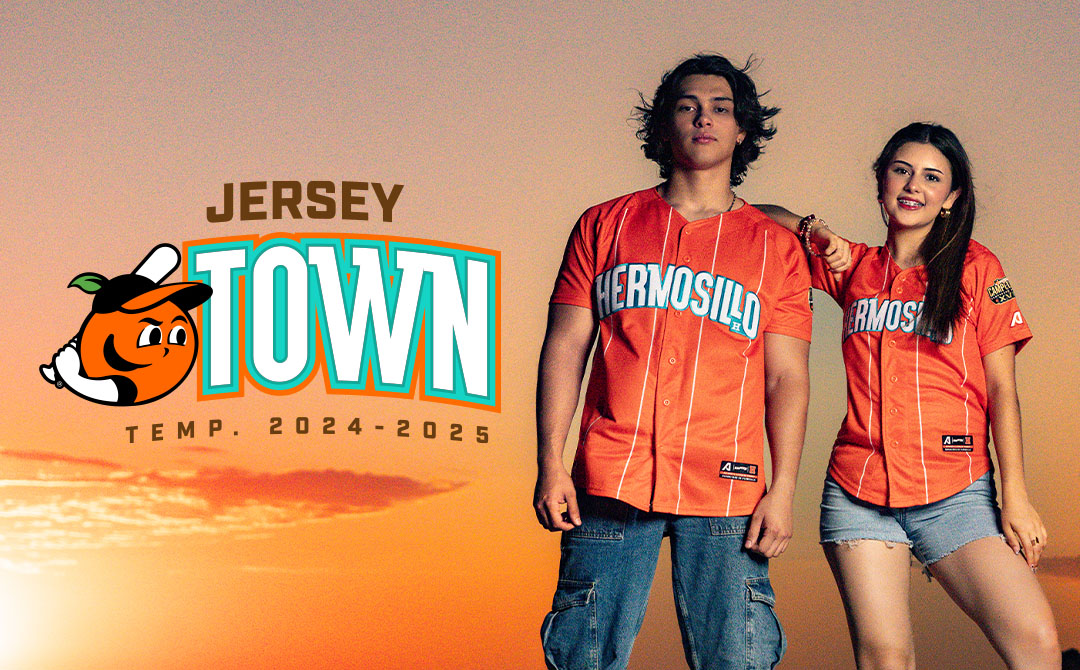 Presentan los campeones su nuevo jersey “Town” - Naranjeros de Hermosillo