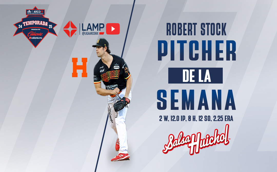 Robert Stock es nuevamente Pitcher de la Semana en la LAMP - Naranjeros ...